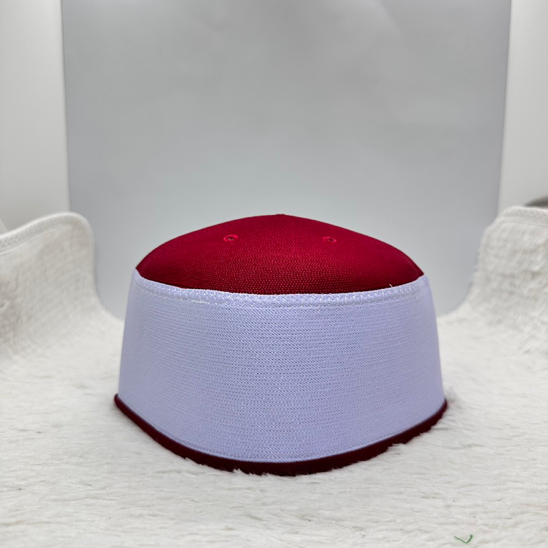 Kopiah Putih Merah viral | Shopee Malaysia