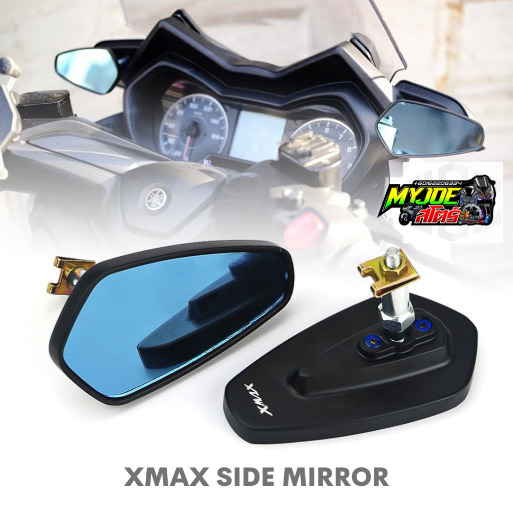 XMAX Side Mirror Aluminum Rear View Mirrors for YAMAHA XMAX 250 300 400 ...