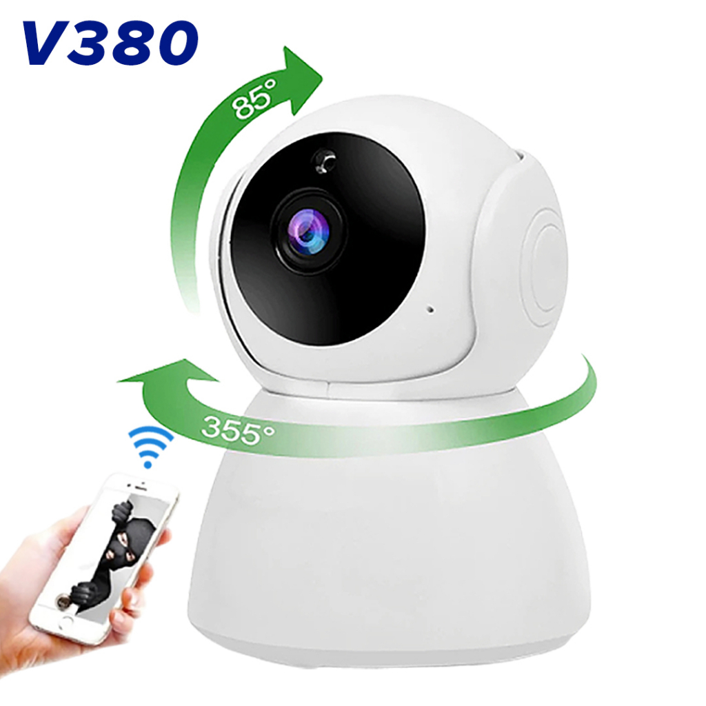 V380 Snowman CCTV Wifi IP Security Camera 720P PTZ Two-Way Audio IR Night Vision Phone ...
