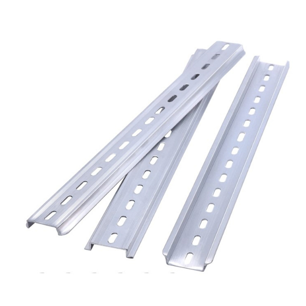 Drletrik 1 Meter Aluminium Din Rail / Steel Slotted Aluminium Din ...
