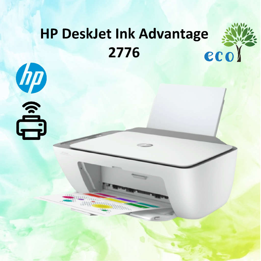 HP DeskJet Ink Advantage 2776 All-In-One Wireless Color Ink Printer ...