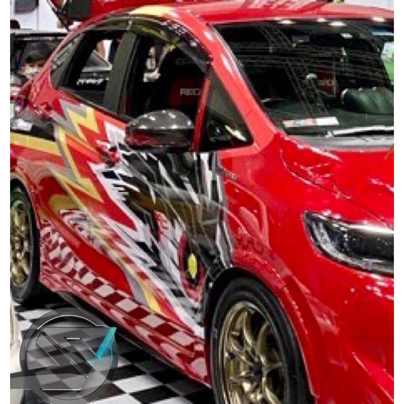 (Ready Stock)S953# Mugen Power Commander Eye Car Body Vinyl Decal ...