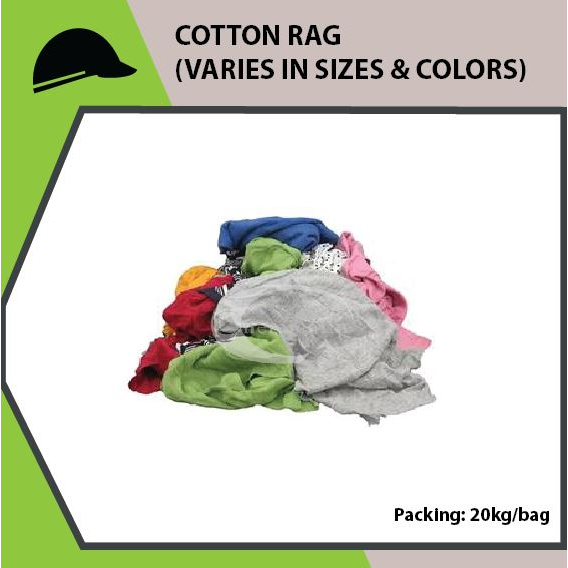 COTTON RAG (VARIOUS IN SIZES & COLORS) | Shopee Malaysia