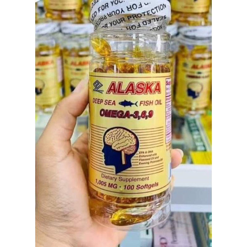 ALASKA DEEP SEA FISH OIL FROM USA 100% ORIGINAL DEAP SEA OCEAN FISH OIL ...
