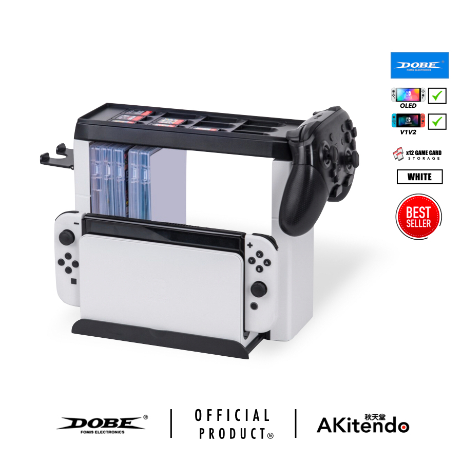 Nintendo Switch OLED / V1 V2 DOBE Storage Stand Kit White (TNS19051 ...