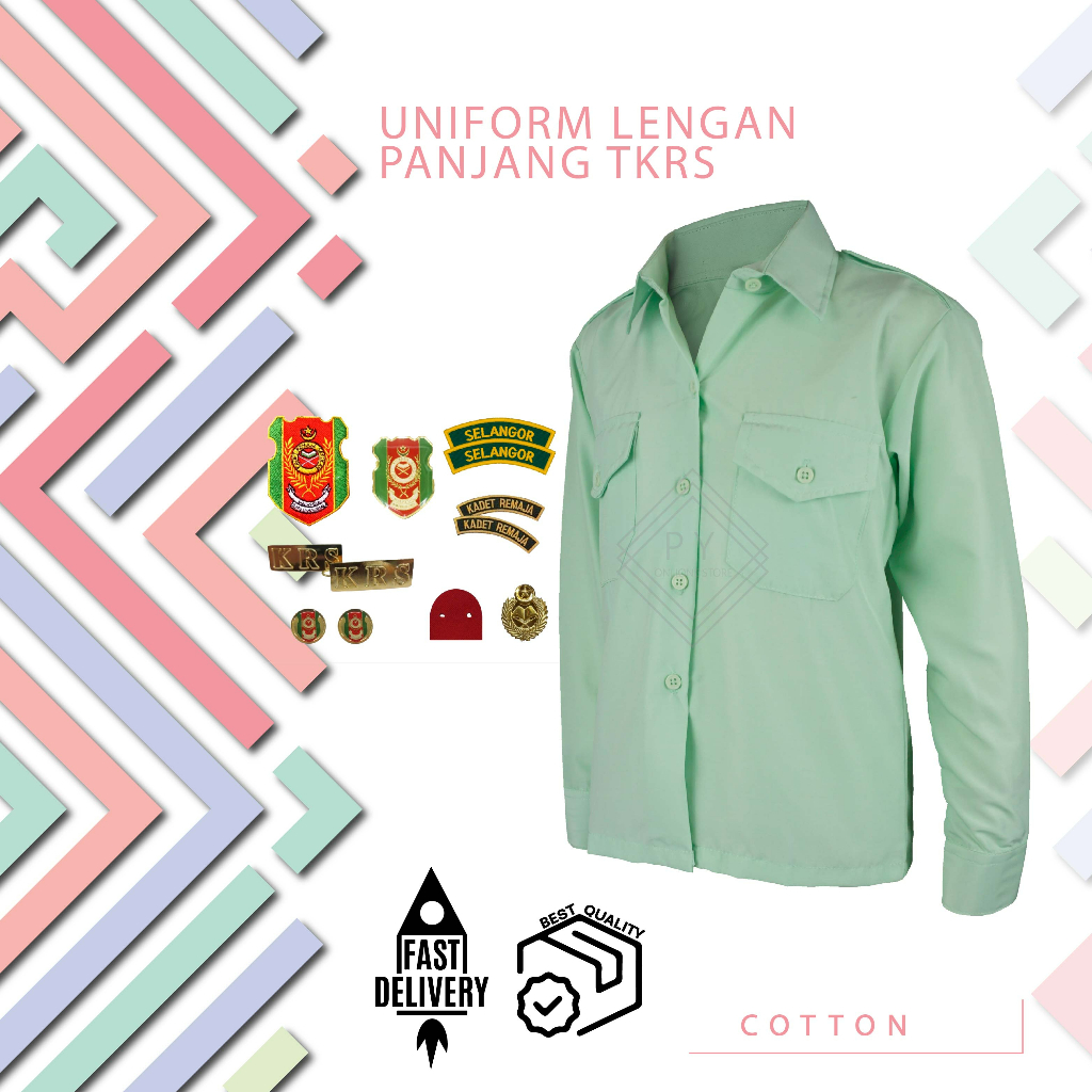 UNIFORM KADET TUNAS REMAJA SEKOLAH TKRS ( LENGAN PANJANG ) - K006LS ...
