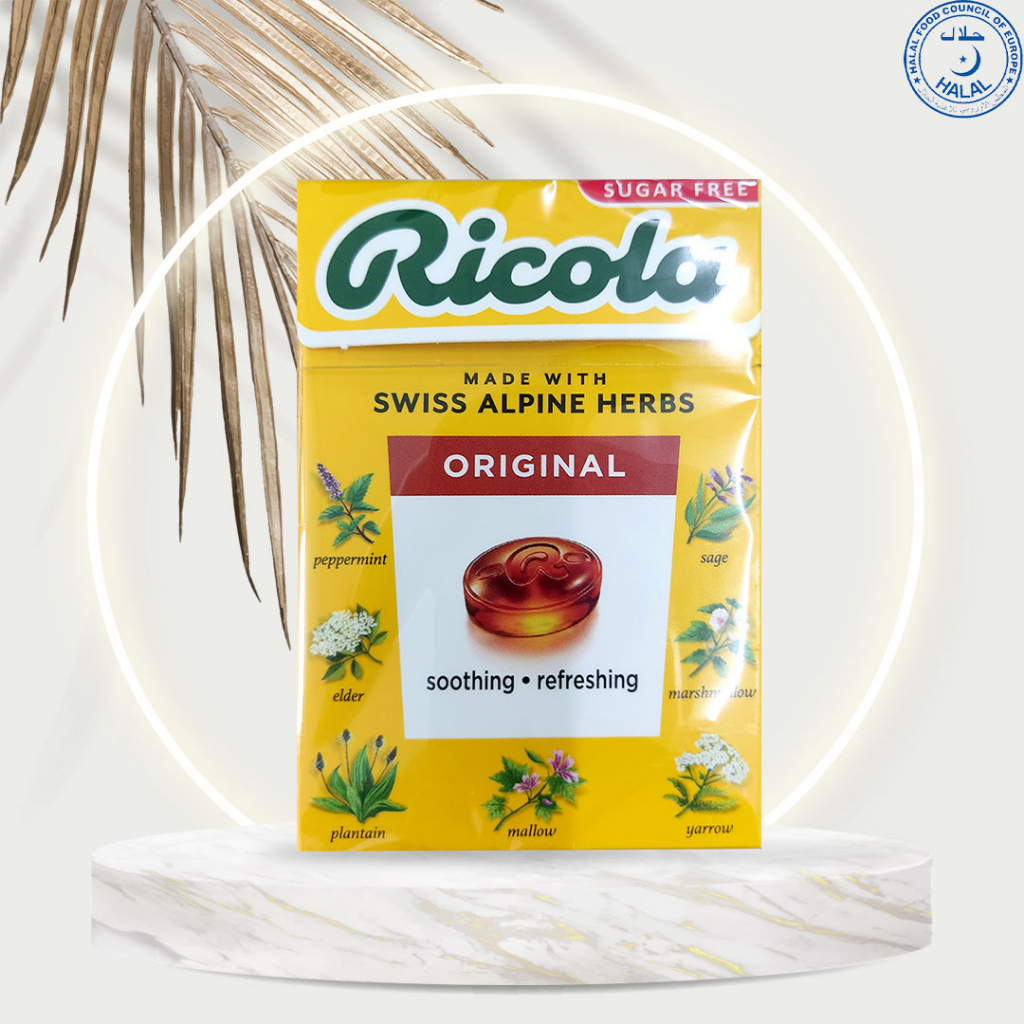 Ricola Herb Swiss Herb Lozenges 40g Sore Throat Lozenges Fisherman Candy Gula Sakit Tekak ...
