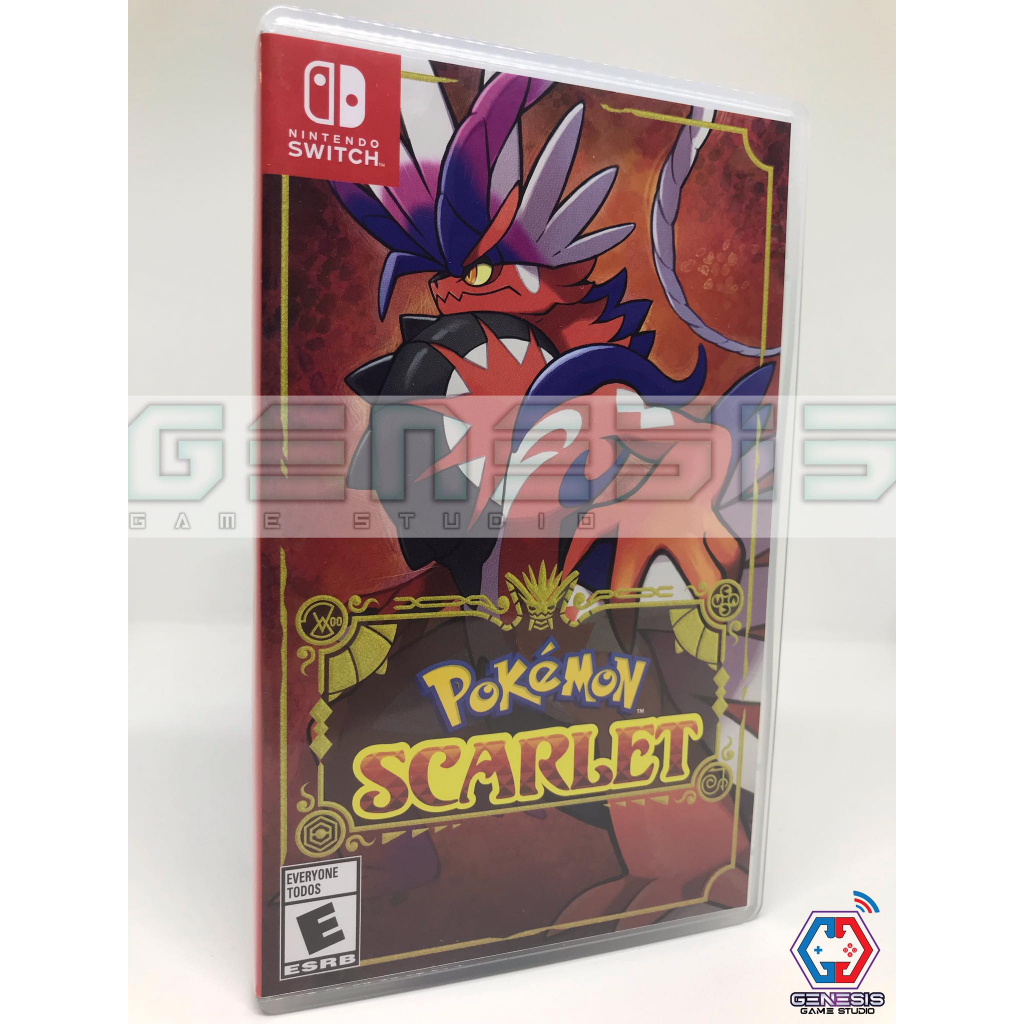 [USED US/中文/ENG] NSW Pokemon Scarlet 宝可梦 朱 - Physical Cartridge ...