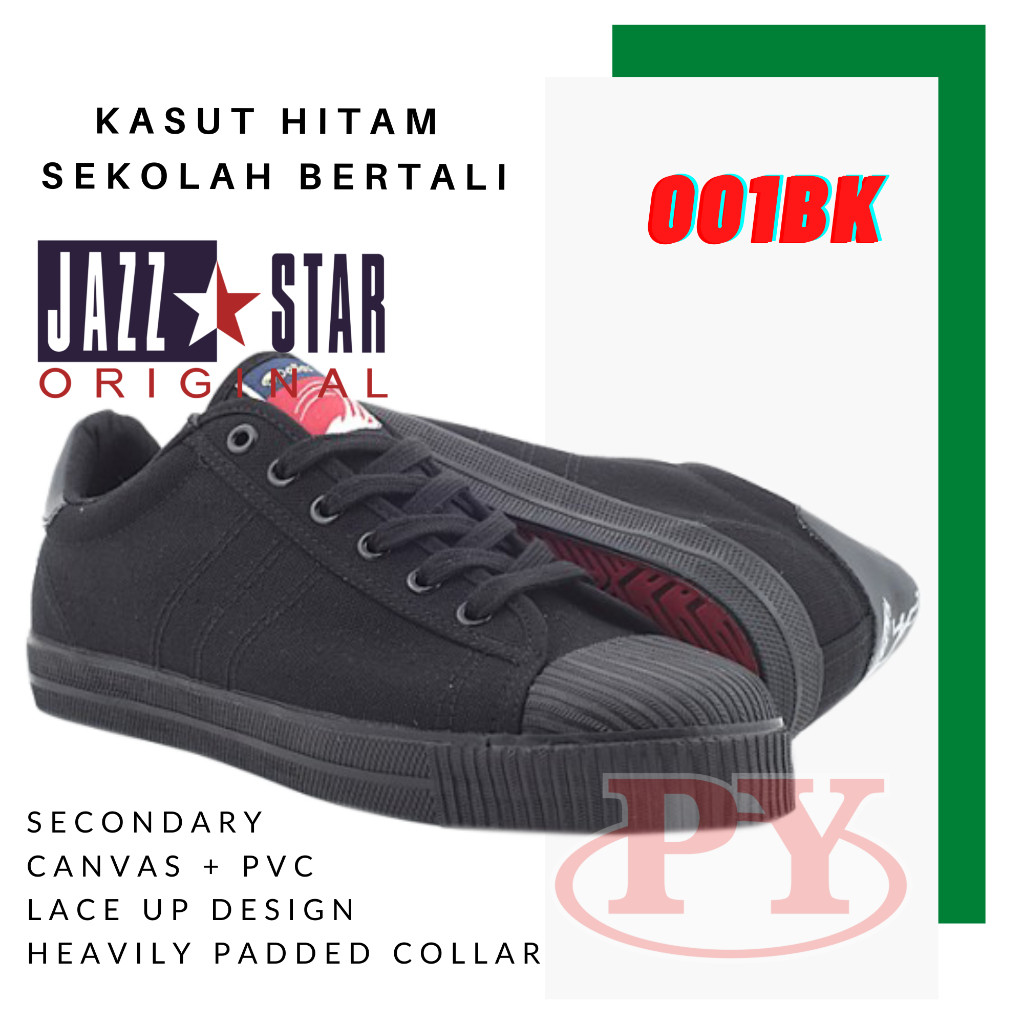 RJ07-001BK - KASUT HITAM REJAM - KASUT HITAM SEKOLAH | Shopee Malaysia