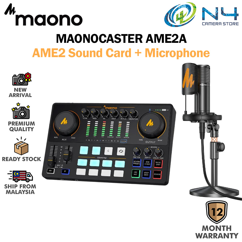 Maono AME2A , AME2 AM-E2 Maonocaster Integrated Audio Production Studio ...