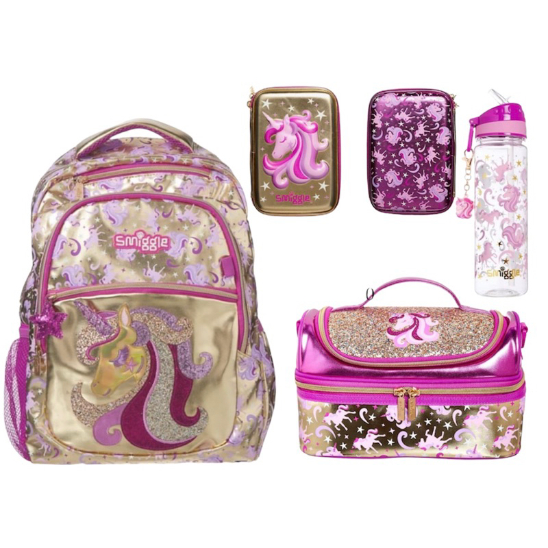 🔥Smiggle💯Original💯 GOLD UNICORN Collection Set🔥 | Shopee Malaysia
