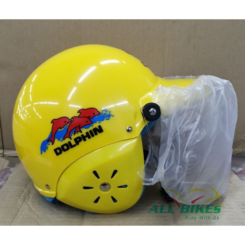 HELMET KANAK-KANAK DOLPHIN VISOREX | Shopee Malaysia