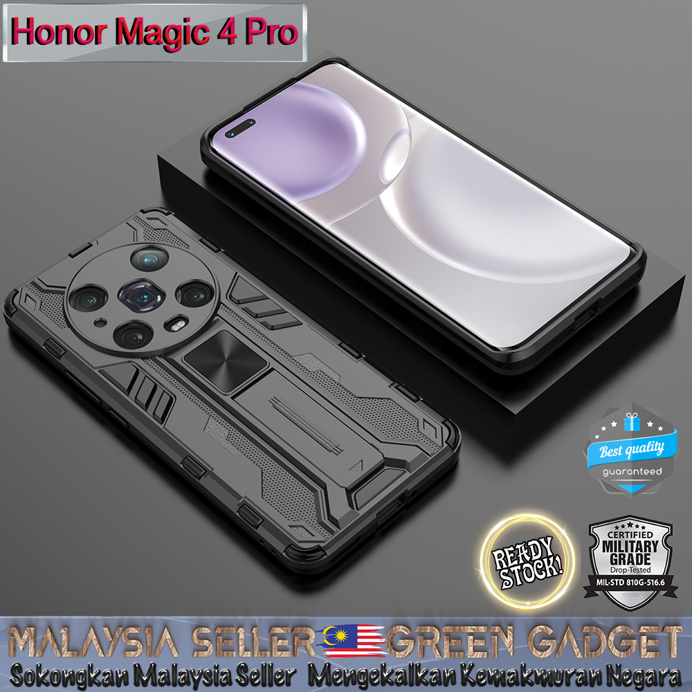 [Green Gadget] Honor Magic 4 Pro 5G Case Armour 360 Full Protection Cover Casing Kes Hard Keras ...
