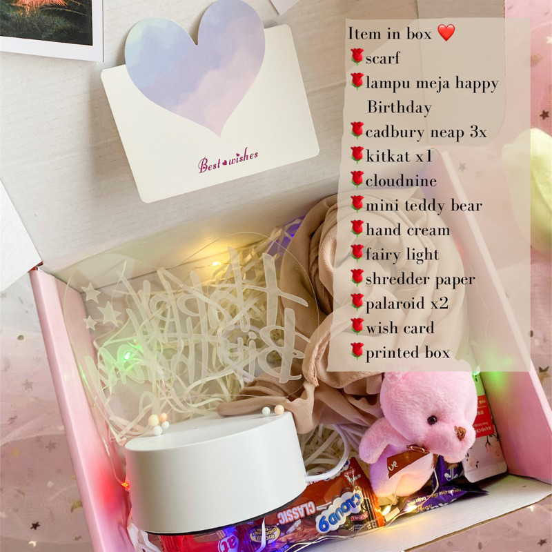🎁surprise gift box 🎁 birthday box|hadiah untuk wanita ibu | friendship ...