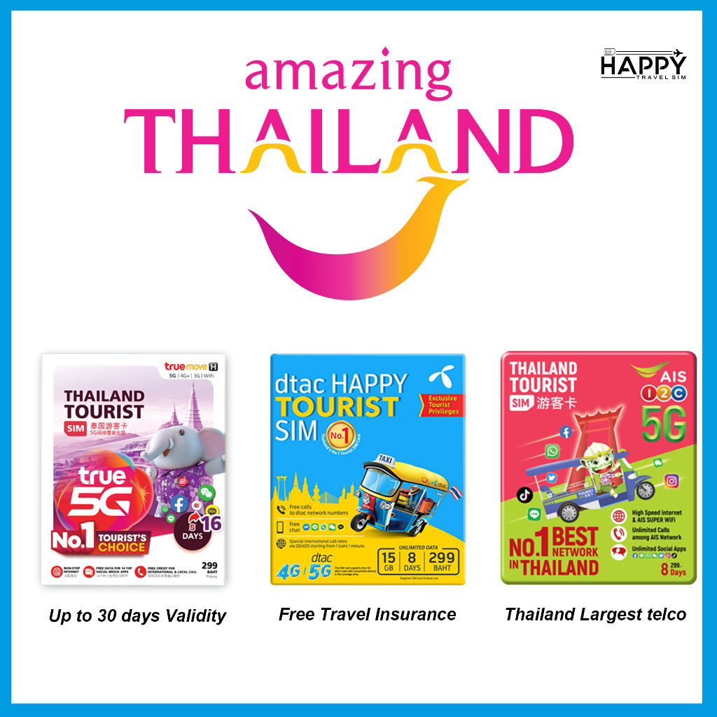 Thailand Sim Card,Thailand Travel Sim Card | Shopee Malaysia