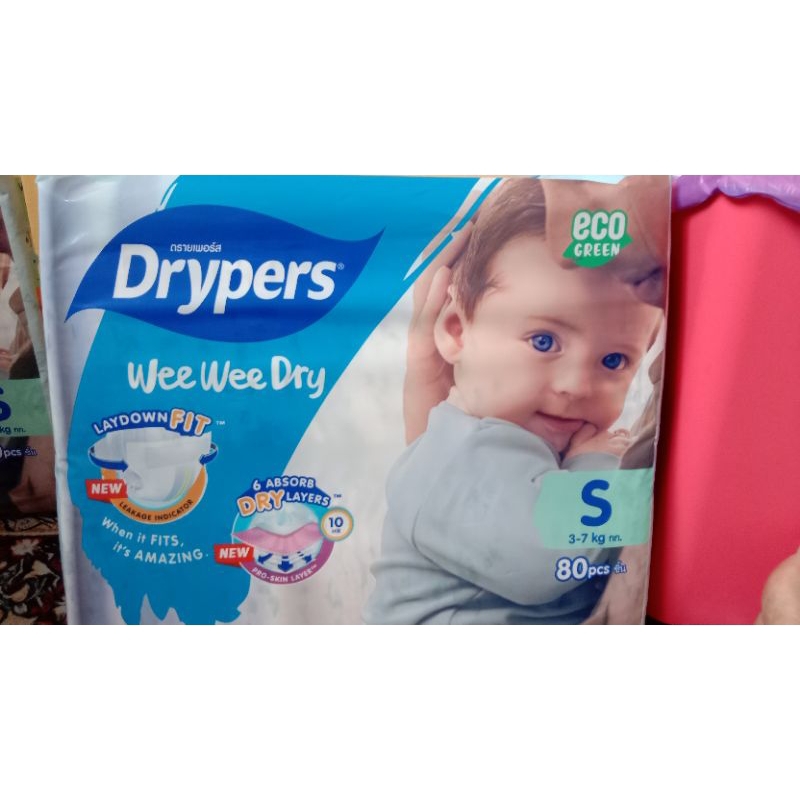 DRYPERS wee wee DRYPERS (S 80pcs) | Shopee Malaysia