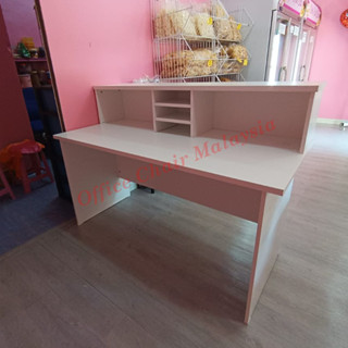 4ft 5ft 6ft Reception Counter Table /Cashier Counter Table Receptionist ...