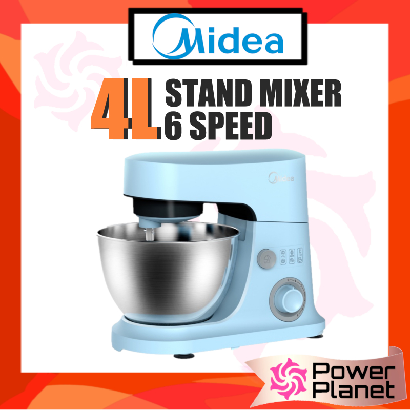 Midea 4L Stand Mixer MSM-400BL 600W , 6 Speed MSM400BL | Shopee Malaysia