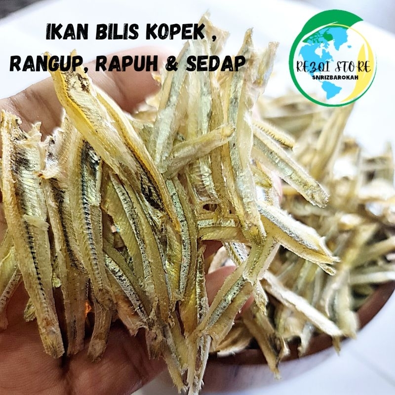 100g IKAN BILIS PUTIH BELUM KOPEK PREMIUM TANJUNG DAWAI LEBIH RANGUP ...