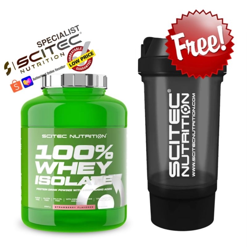 (SPECIAL🎁) Scitec Nutrition 100% Whey Protein Isolate 2000g | Shopee ...