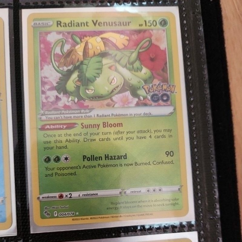 PTCG Pokemon Go Radiant Venusaur 004/078 | Shopee Malaysia