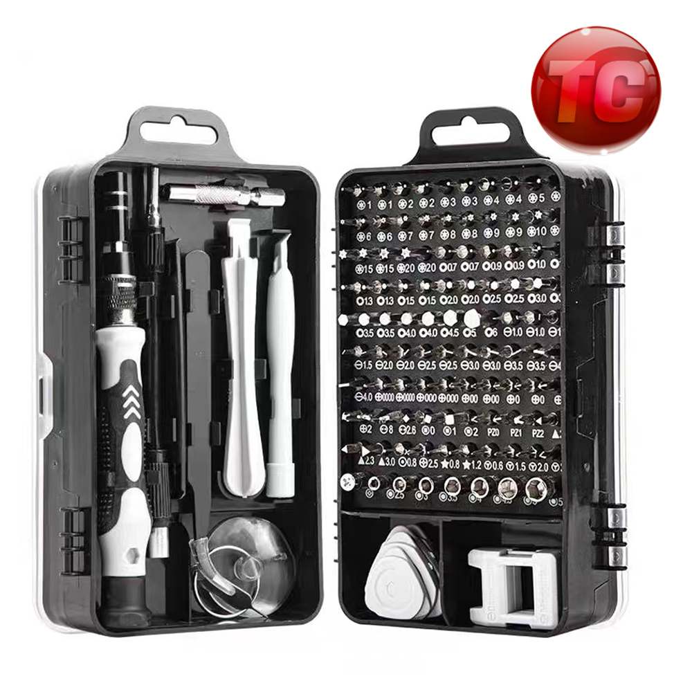 115 in 1 Heavy Duty Precision Screwdriver Set Magnetic Professional ...