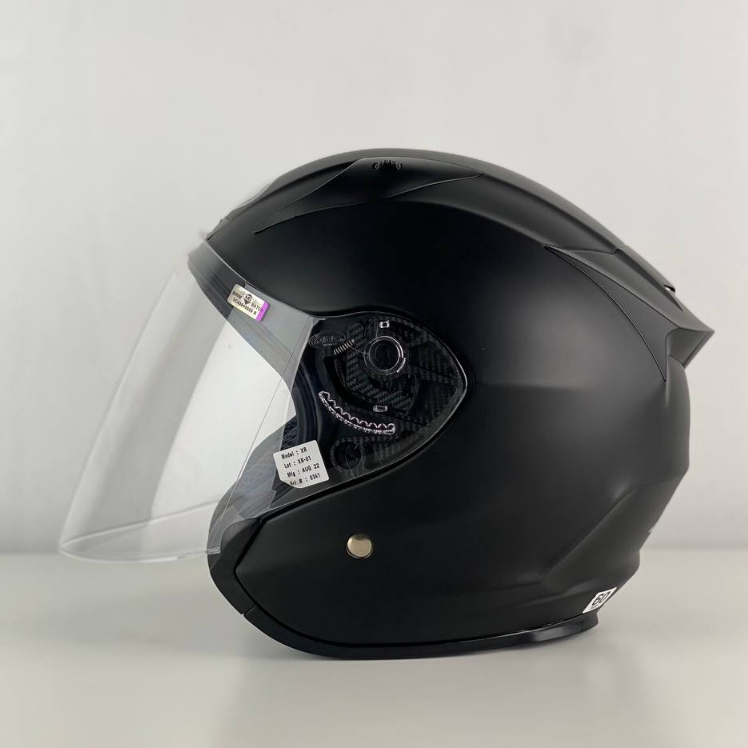 ARC XR Matt Black Open Face Helmet 💯 ORIGINAL | Shopee Malaysia