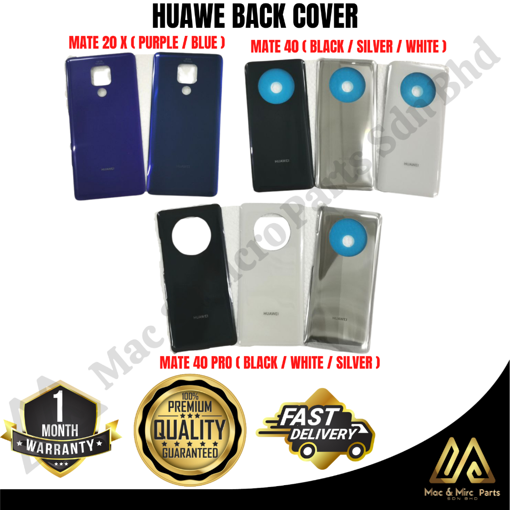 HUAWE MATE 20 X / MATE 40 / MATE 40 PRO BACK COVER ( READY STOCK ...