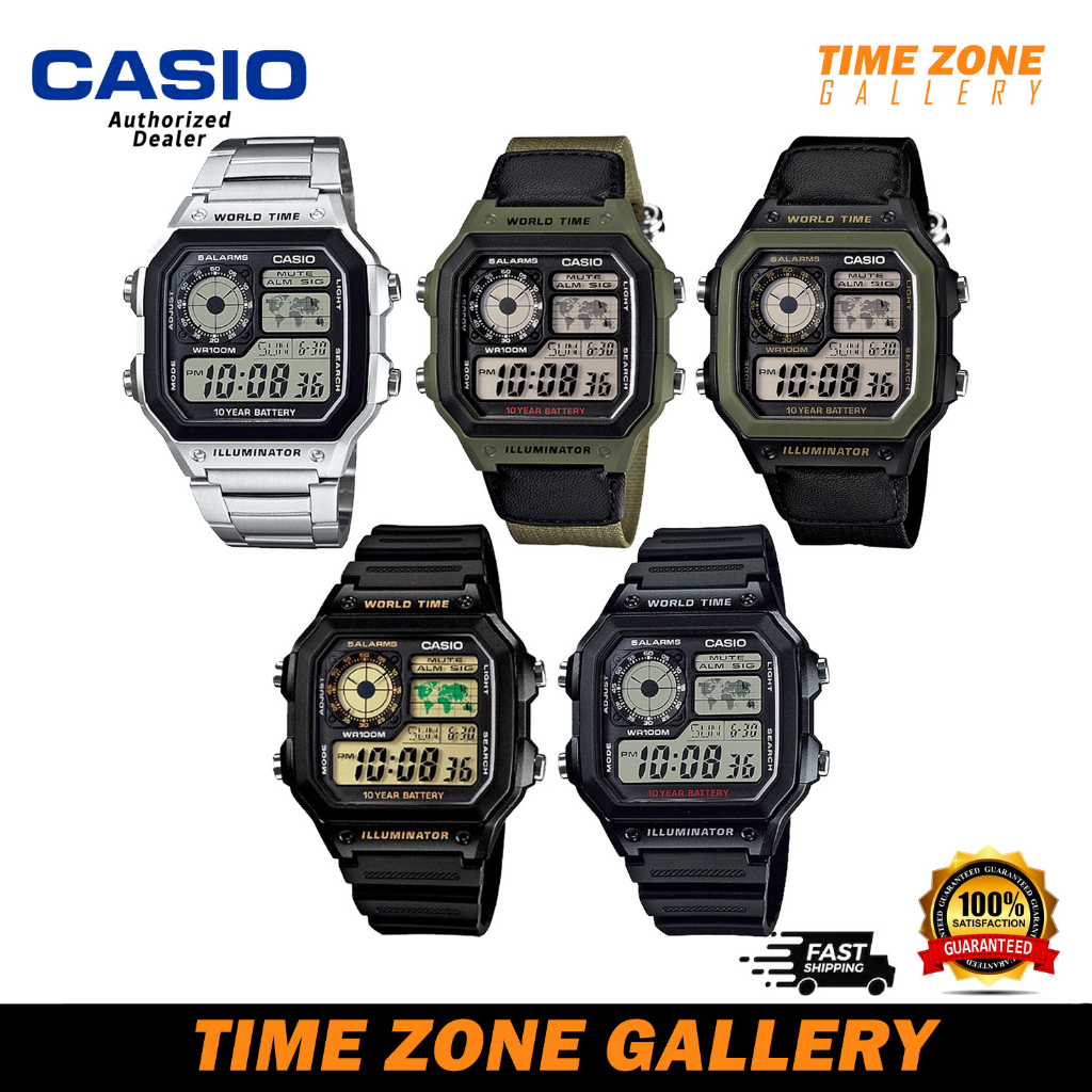 Casio Series Resin Band Men Watch AE-1200WH-1A / AE-1200WHD-1A / AE-1200WH-1B / AE-1200WHB-1B ...
