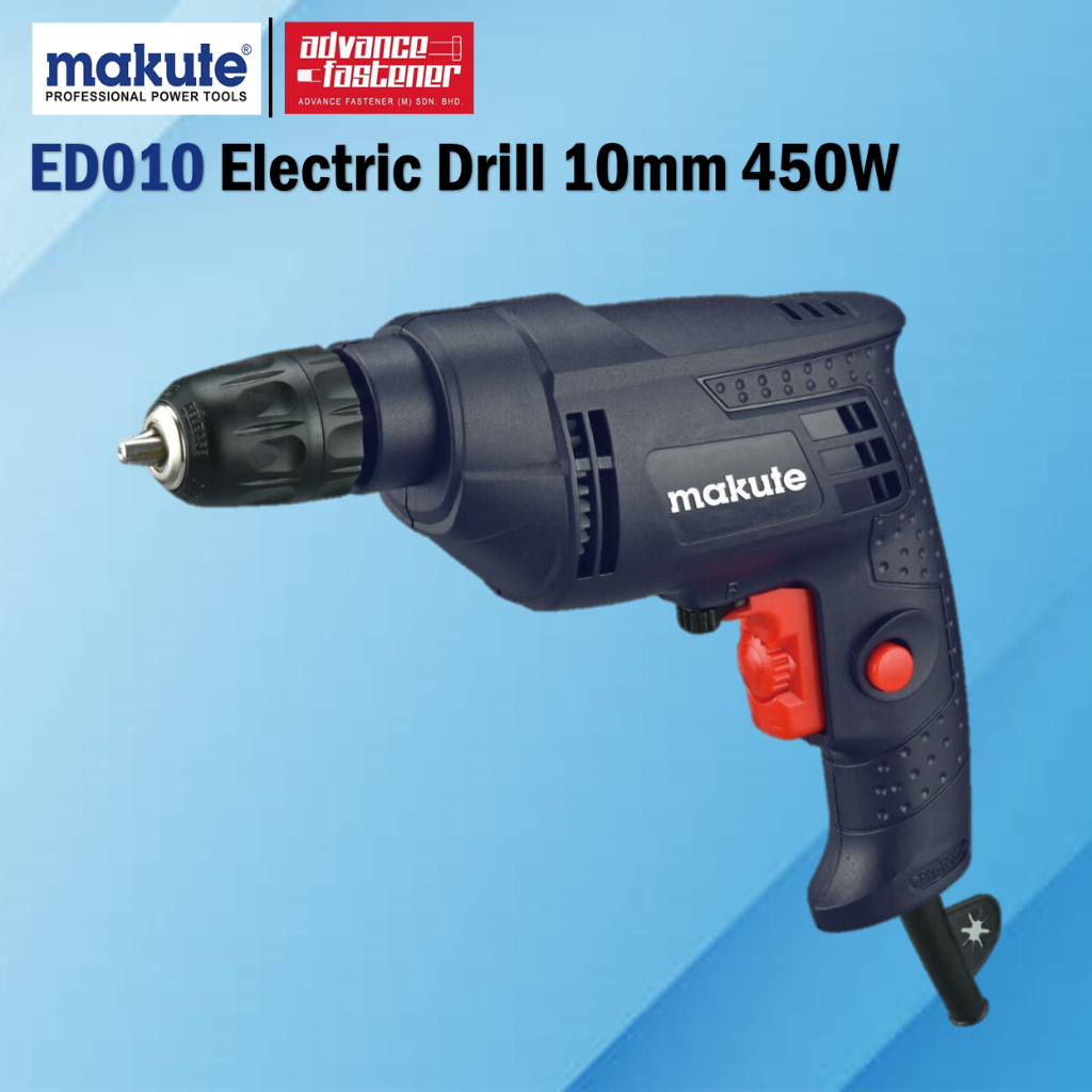 MAKUTE ED010 Electric Drill 10MM 450W | Shopee Malaysia