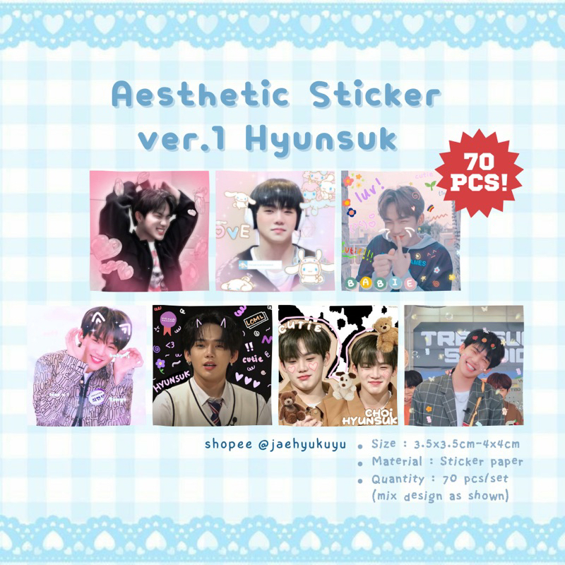 (P3) TREASURE Happy Mail Sticker Aesthetic Memes Cute Stickers Set Deco ...