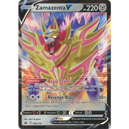 Pokemon TCG Card - Zamazenta V - 098/159 - Ultra Rare | Shopee Malaysia