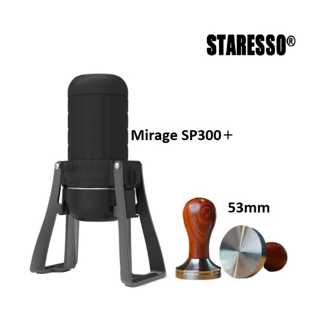 STARESSO SP300 MIRAGE PLUS Portable Espresso Maker with 53mm Tamper ...