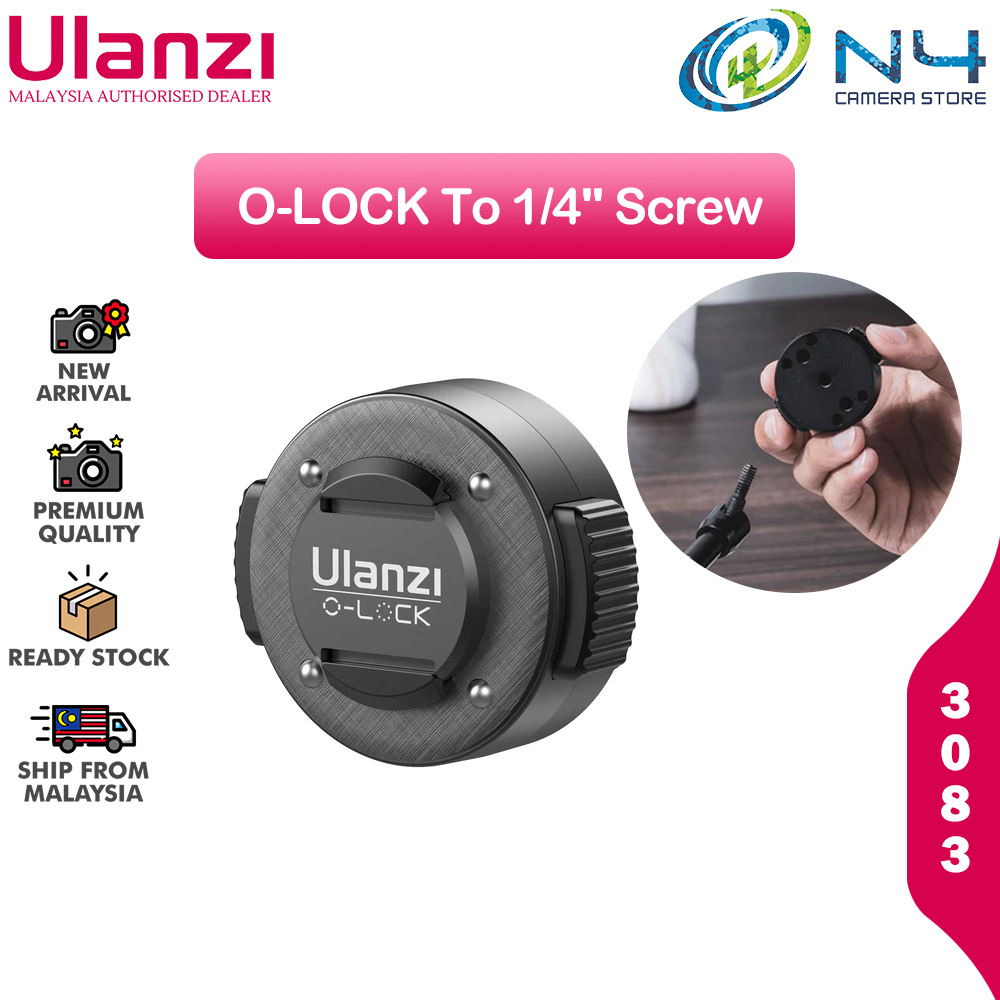 Ulanzi O-Lock Quick Release Transfer to 1/4'' Screw Hole Accessories ...