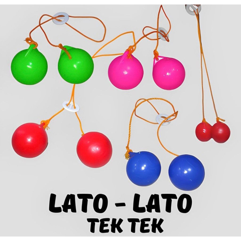 GLOWING Lato Lato Viral Toys Lato Lato Toys Mainan Lato Lato Old School ...