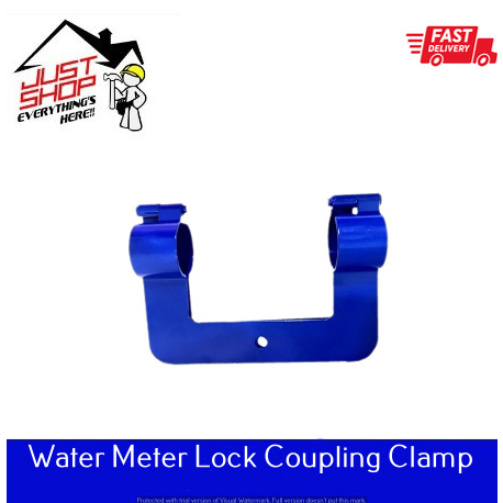 Water Meter Lock Coupling Clamp Security Anti Theft/Kunci Meter Air ...