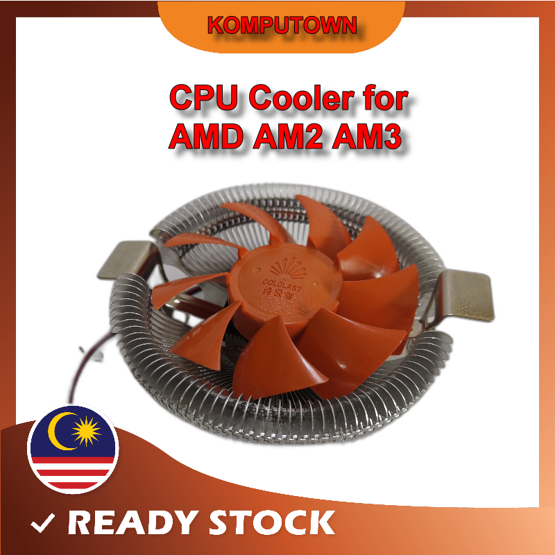 CPU Cooler Heatsink for AMD 754 AM2 AM3 Intel LGA 775/1155/1156, Core 2 ...