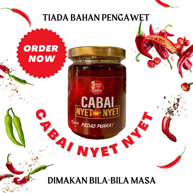 🌶️🔥 SAMBAL PENYET Cabai Nyet Nyet 'PEDAS PUAKA' 🔥🌶️ by Meena Sabri ...
