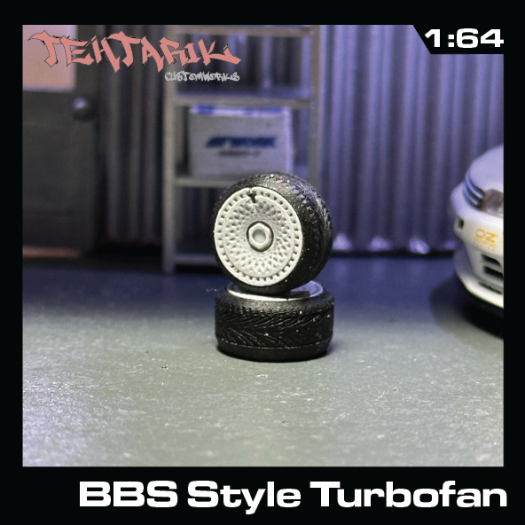 BBS Style Turbofan Resin Rims 1:64 Scale 9mm 10mm | Shopee Malaysia