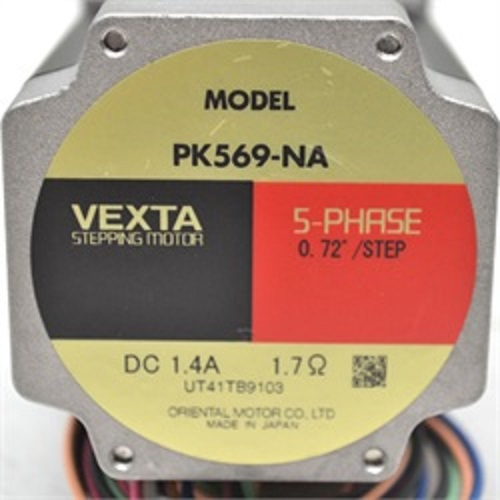 ORIENTAL MOTOR VEXTA PK569-NA 5-PHASE SINGLE SHAFT STEPPING MOTOR DC 1.4A PHASE 0.72° STEP ...
