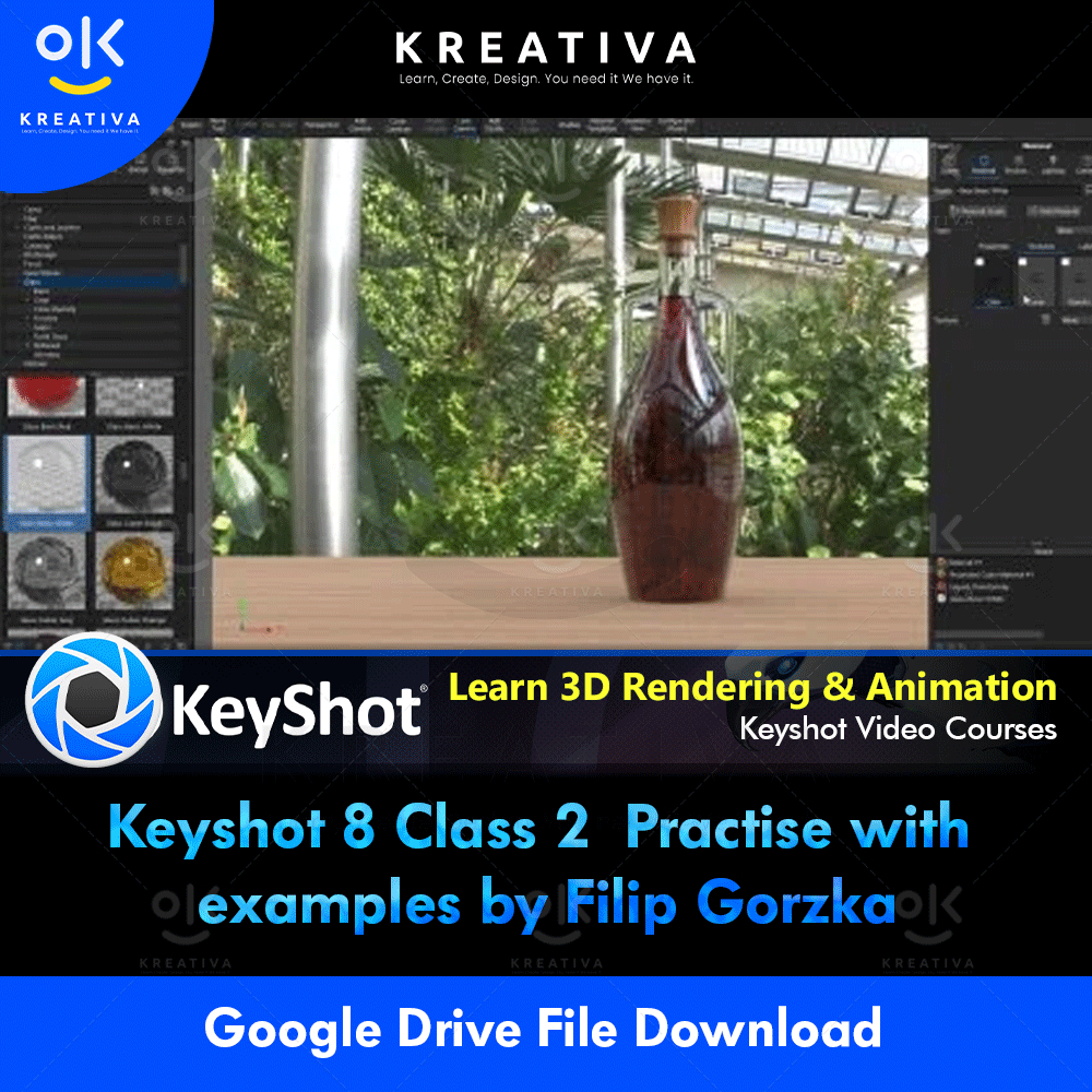 keyshot Video Course-Keyshot 8 Class 2 Practise with examples by Filip ... keyshot Video Course-Keyshot 8 Class 2 Practise with examples by Filip ...