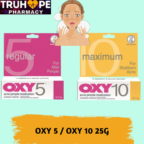 OXY ACNE PIMPLE MEDICATION (OXY 5/OXY 10) 25G | Shopee Malaysia