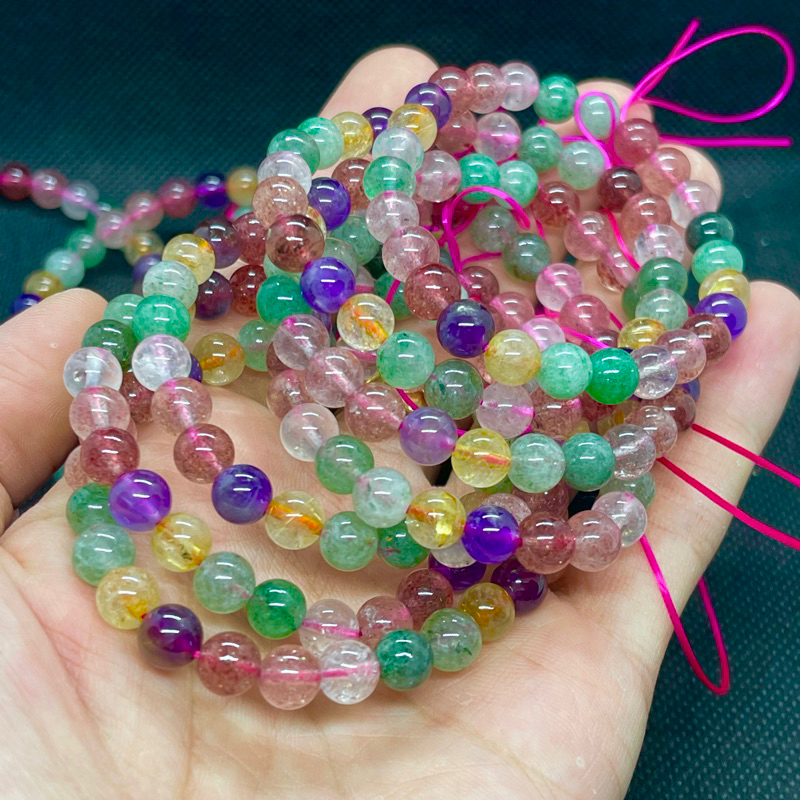 Natural Grade A 7mm Super 8 Crystal Bracelet | Shopee Malaysia