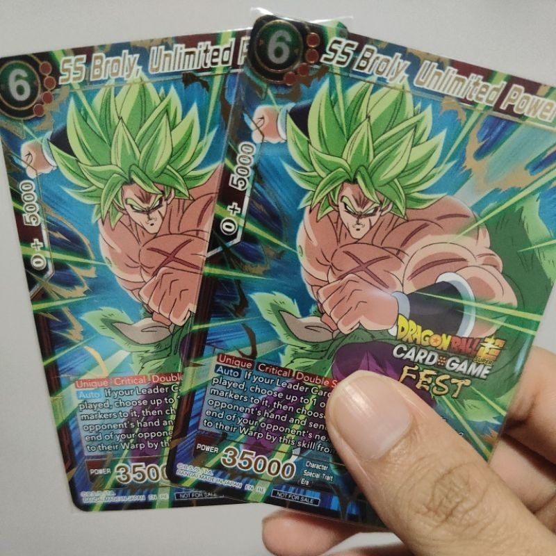 Dragon Ball Super CCG TCG I BT11-014 SR SS Broly, Unlimited Power (Card Game Fest 2022) | Shopee ...