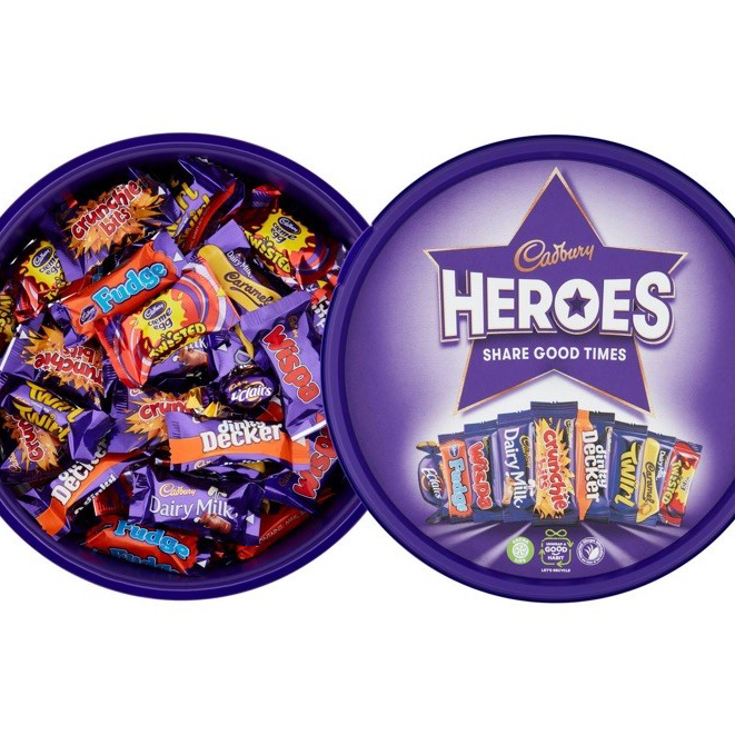 [Festive Special] Cadbury's Heroes Tub 600g [UK] | Shopee Malaysia