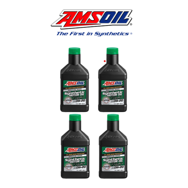[BUNDLE OF 4] Amsoil Signature Series 0W20 Fully Synthetic Engine Oil ...