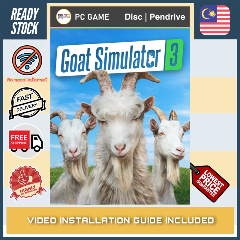 [PC Game] Goat Simulator 3 - Offline [Disc | Pendrive] | Shopee Malaysia