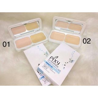 100% original, Pixy UV whitening Compact Face Powder Two Way Cake 3in1 ...