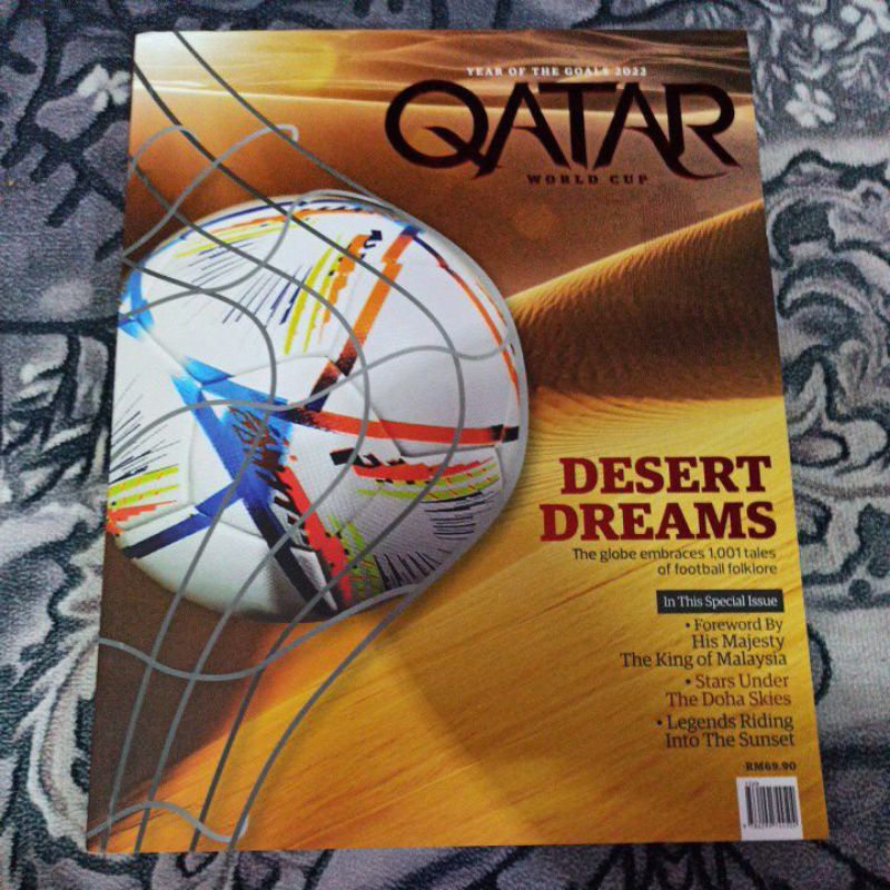 Majalah Bola Sepak Piala Dunia Qatar 2022 World Cup Magazine | Shopee ...