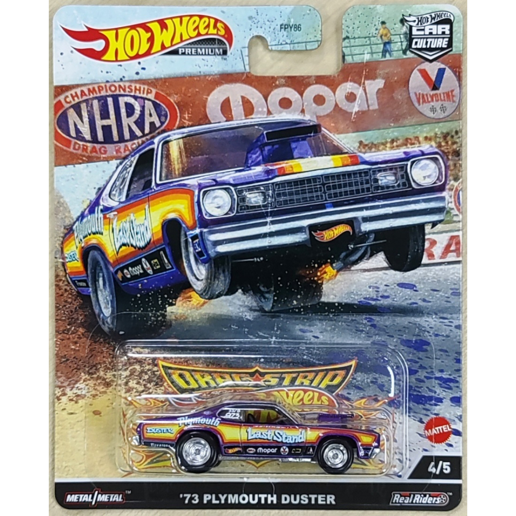 Hot Wheels Premium 73 Plymouth Duster [HW 1973 Car Culture Dragstrip ...